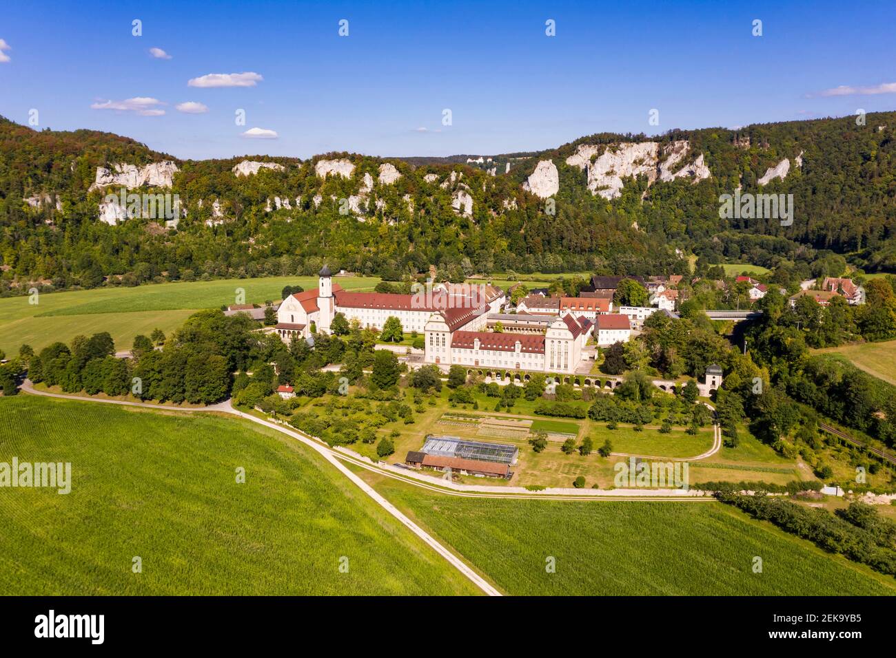 Germany, Baden Wuerttemberg, Swabian Alb, Upper Danube Nature Park ...