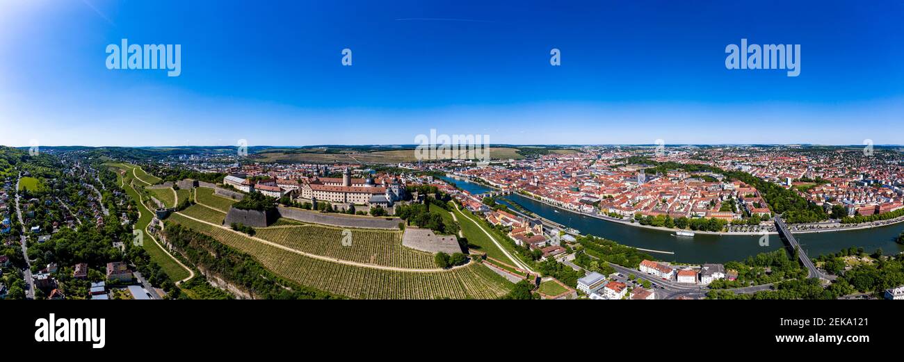 Aerial view of wurzburg city hi-res stock photography and images - Alamy