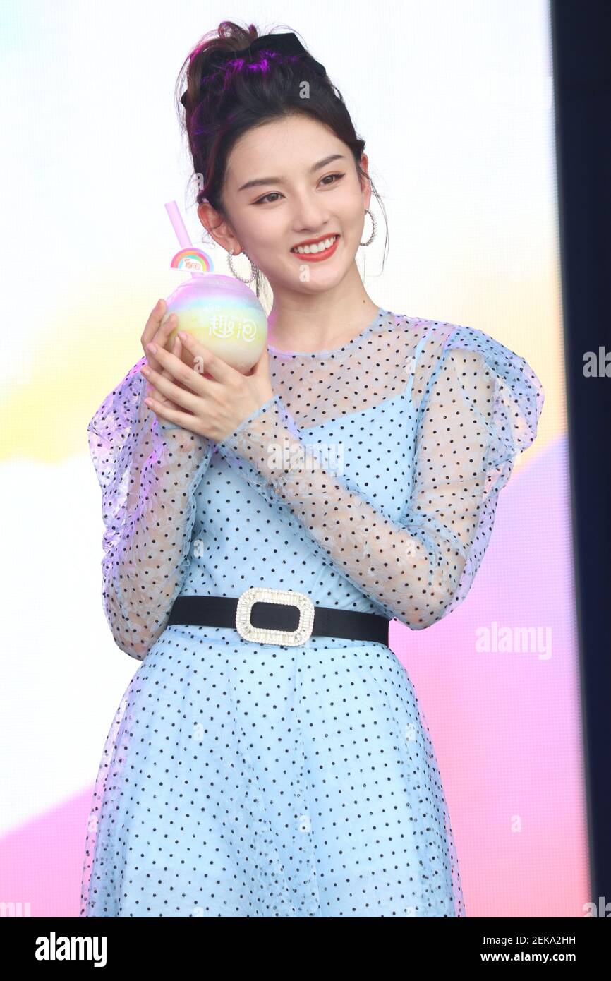 Chinese actress Song Zu'er, also known as Lareina Song, attends a ...