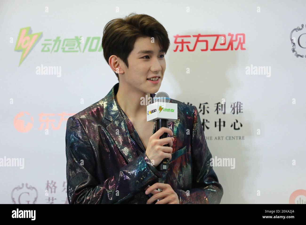 Chinese singer-songwriter, television host and actor Roy Wang, also ...