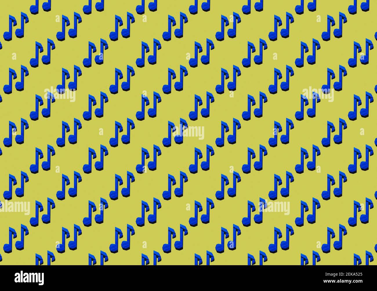 Blue music notes background hi-res stock photography and images - Alamy