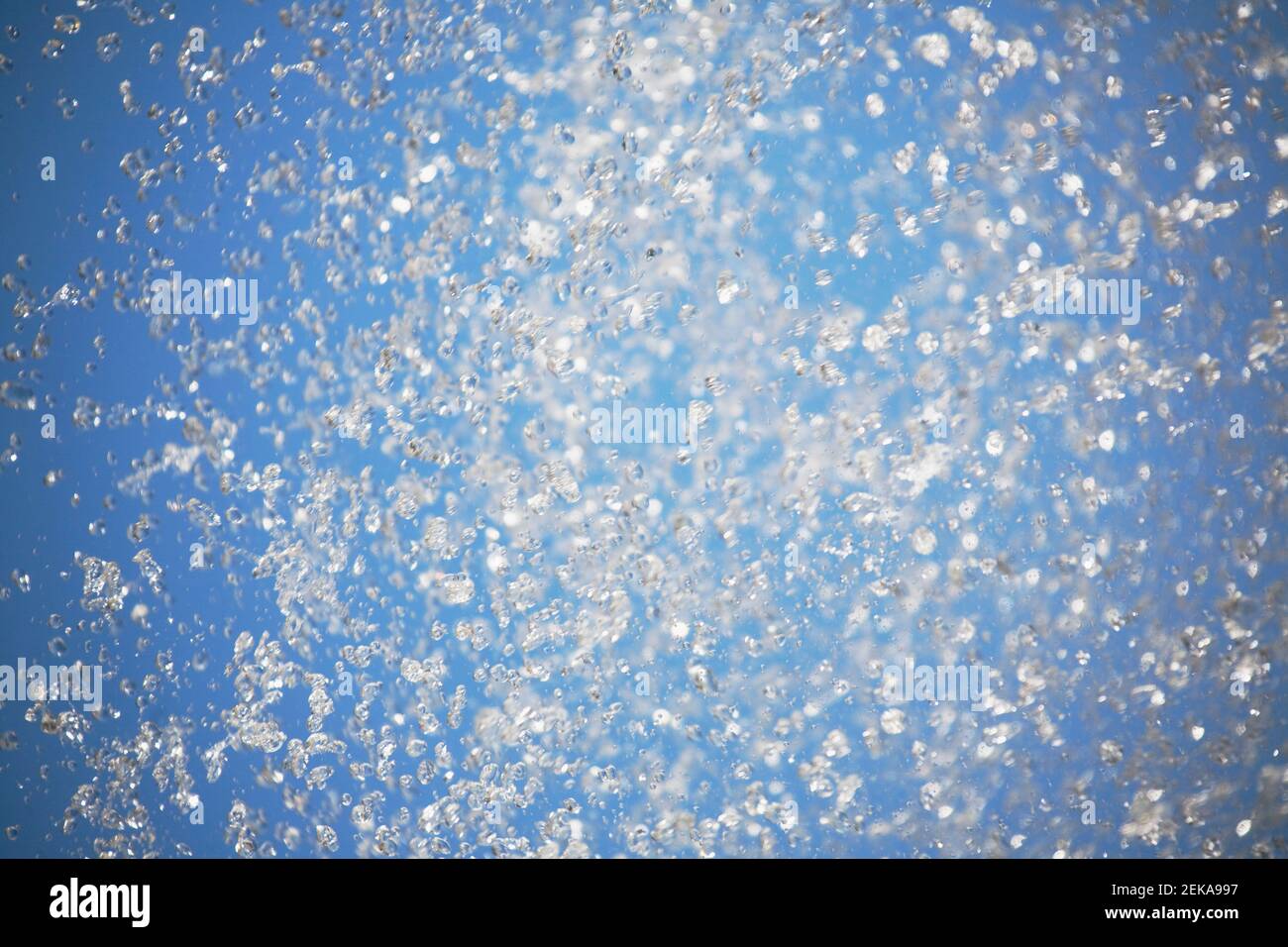 Low angle view of splashing water Stock Photo - Alamy