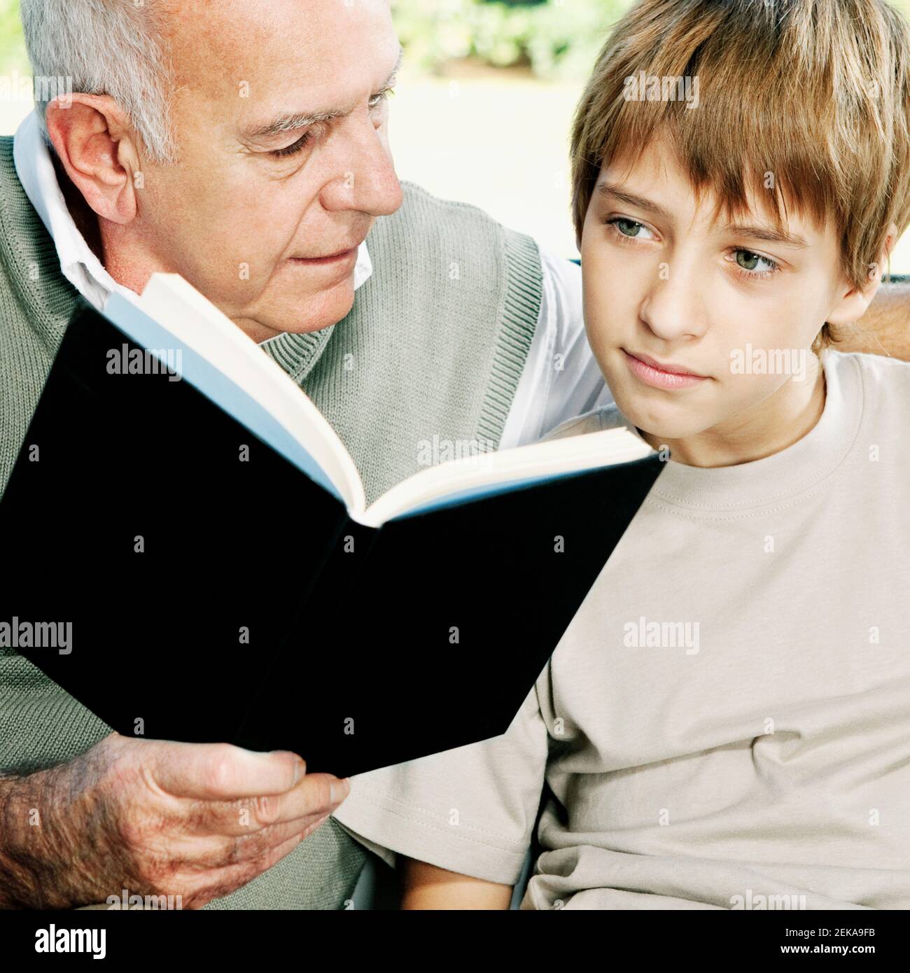 Child assist elderly hi-res stock photography and images - Alamy