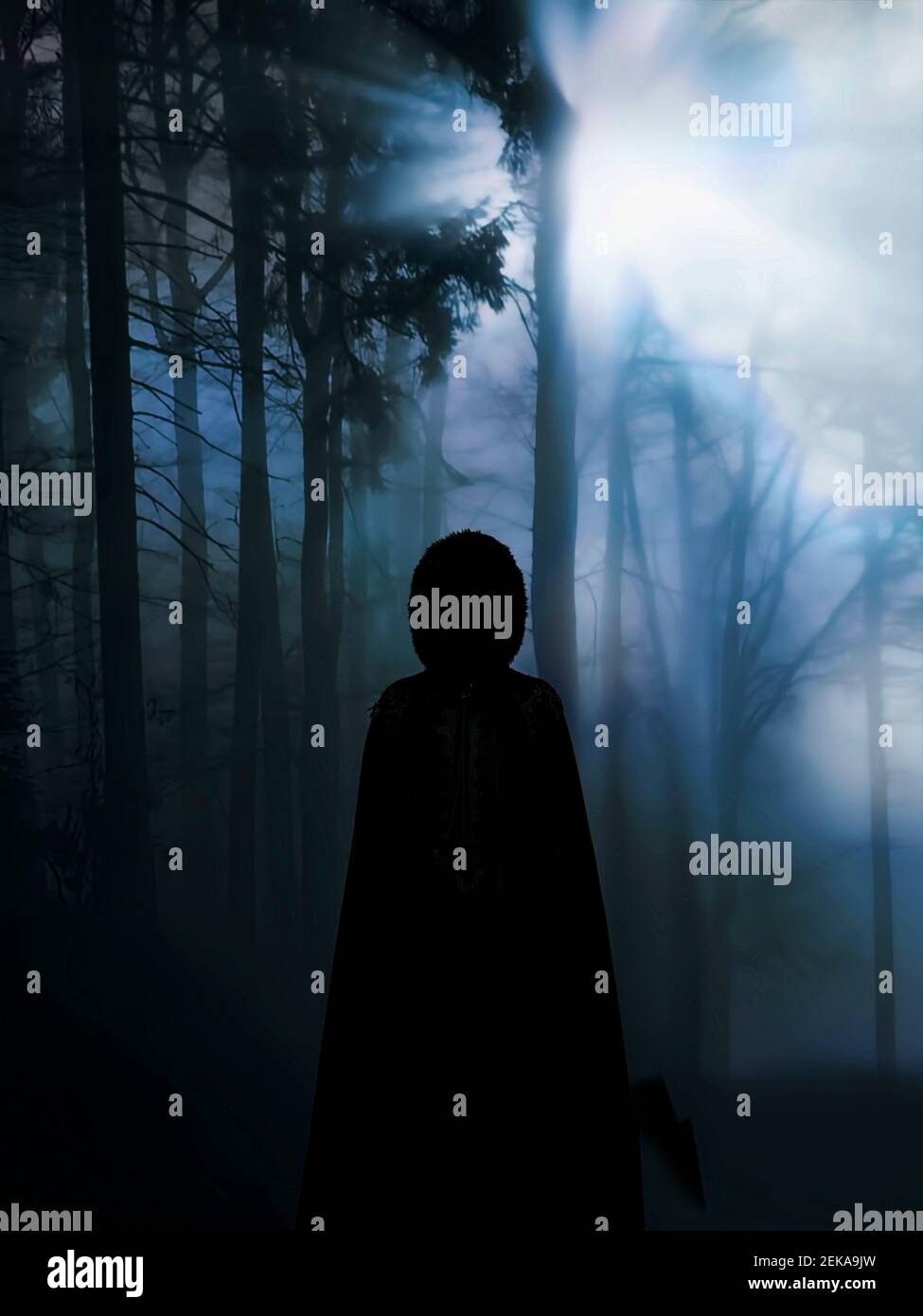 ghost in forest Stock Photo - Alamy