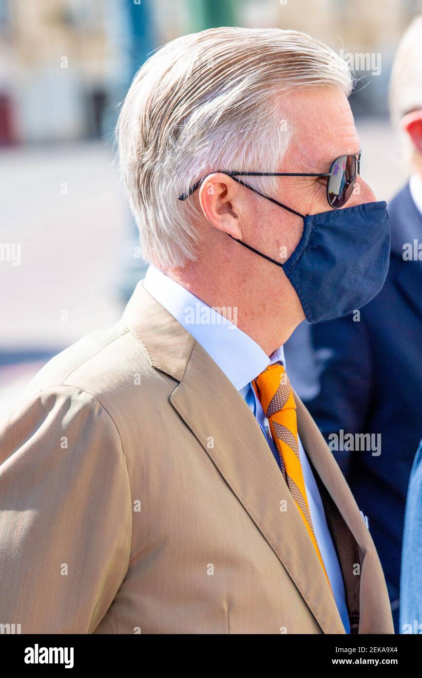 King Philippe, Filip of Belgium attending Te Deum in Brussels, Belgium ...