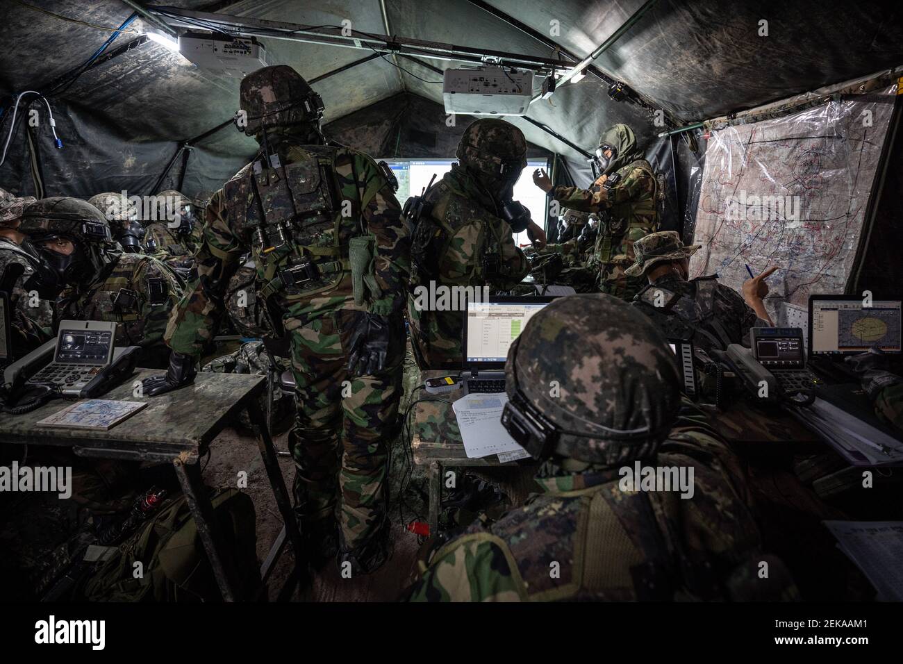 Inje, South Korea - July 17, 2020: ROK (Republic of Korea) Army ...