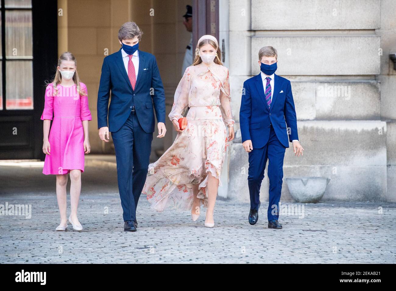 Princess Elisabeth, Prince Gabriel, Prince Emmanuel and Princess ...