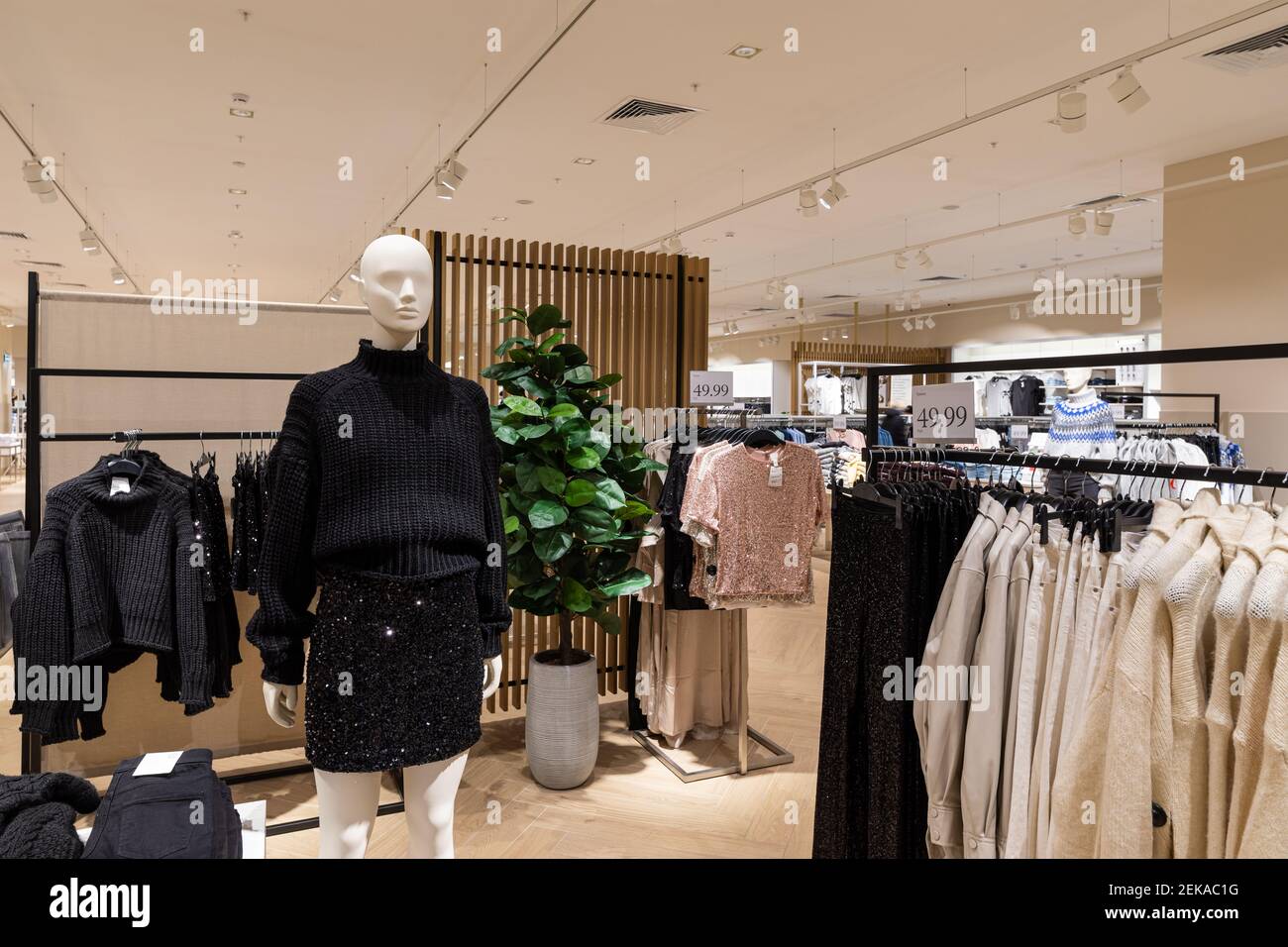 new modern store interior luxury Stock Photo - Alamy