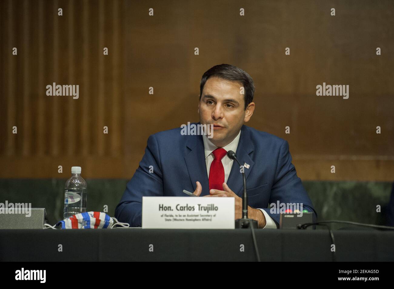 Carlos Trujillo appears before his United States Senate Foreign ...