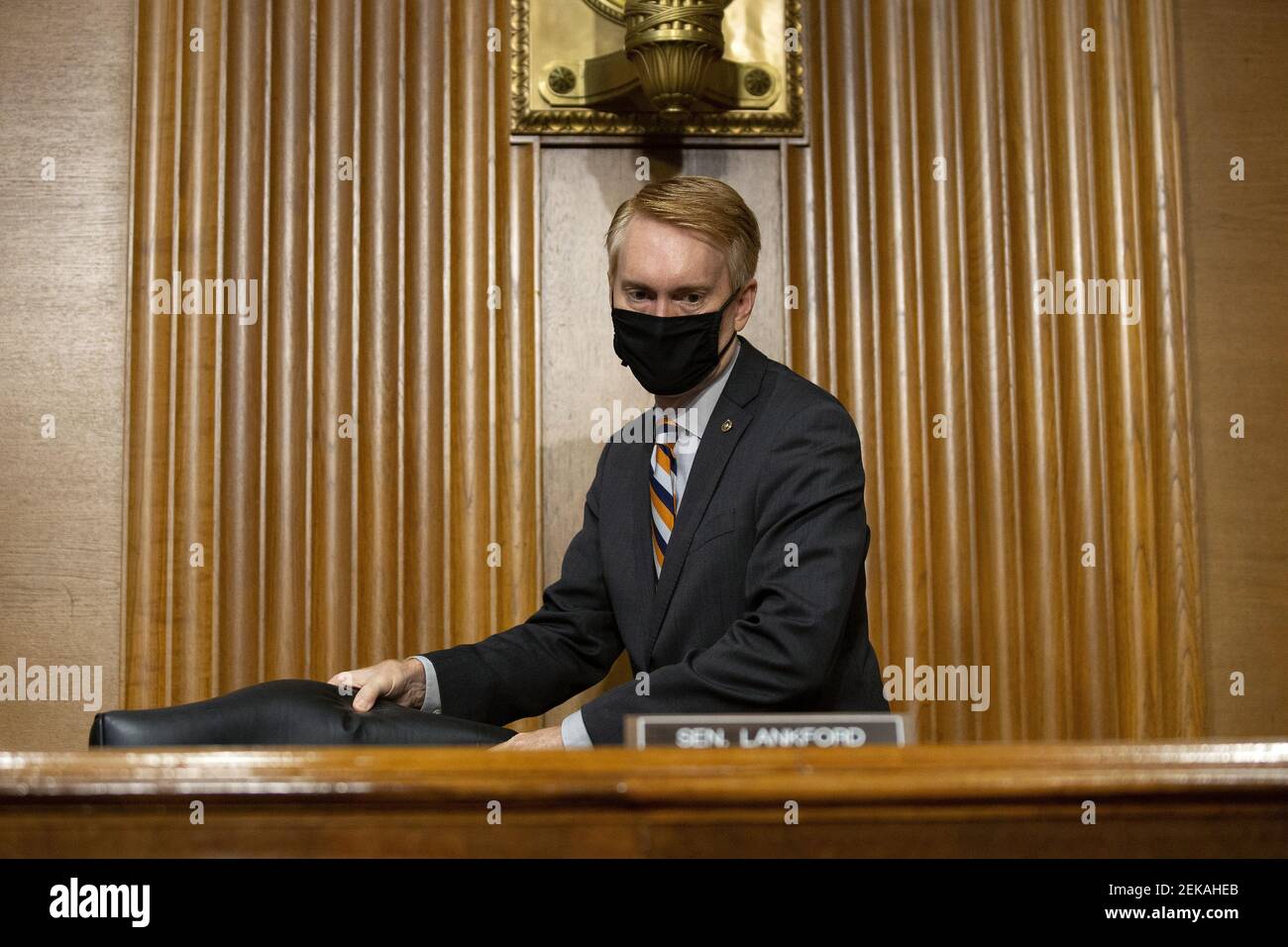United States Senator James Lankford (Republican of Oklahoma) arrives ...