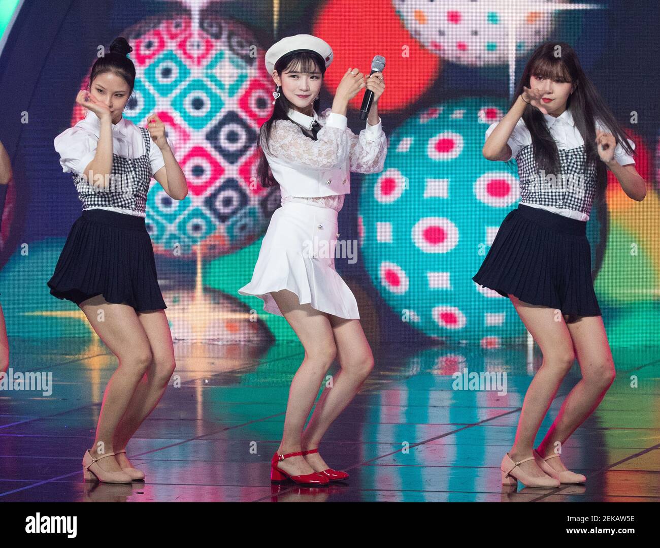 Japanese actress and singer Yukika Teramoto, performs on the stage ...