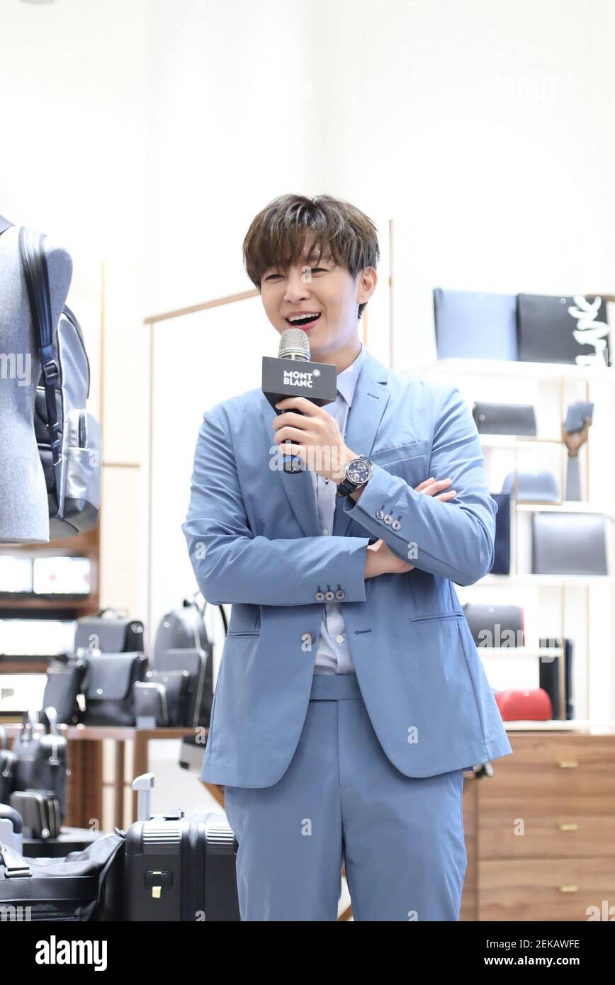 Taiwanese actor and singer Aaron Yan, who was one of the members of ...