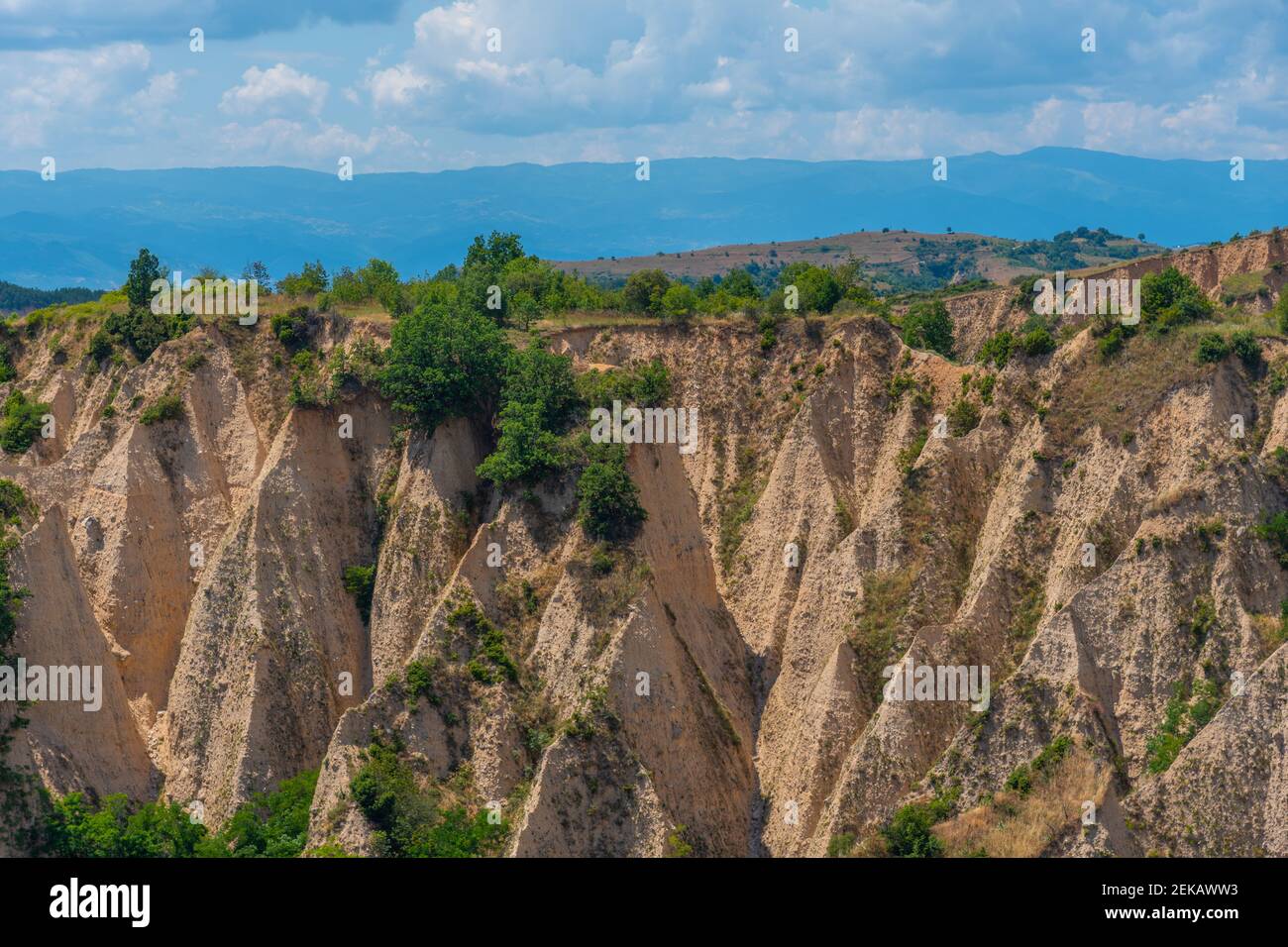 Sand pyramides near Bulgarian town Melnik Stock Photo - Alamy