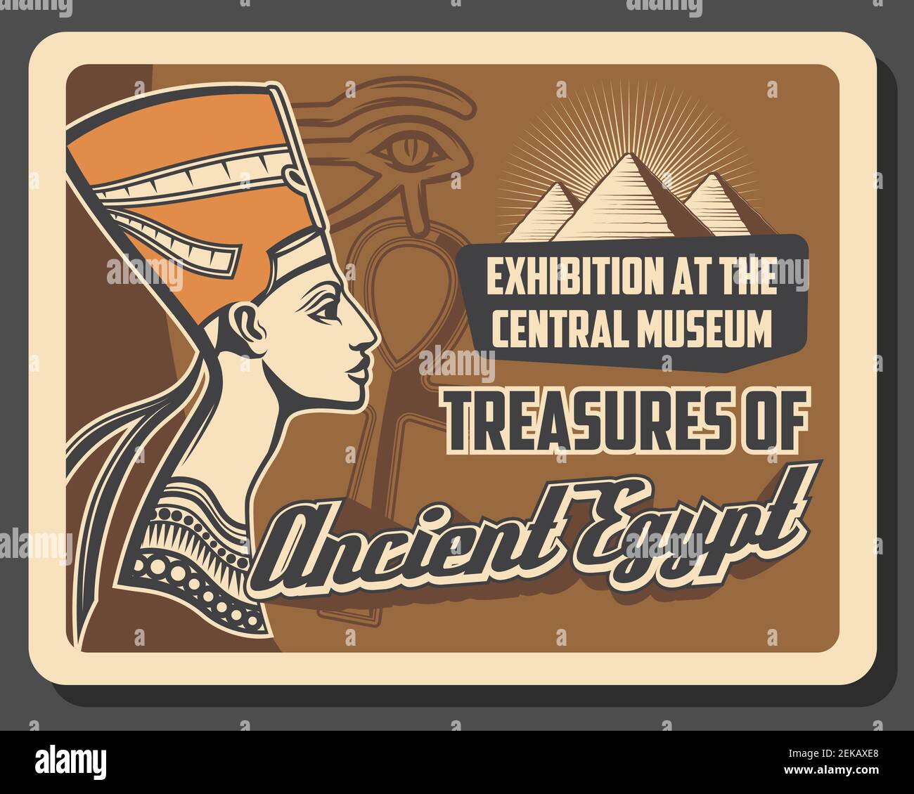 Vintage travel poster egypt hi-res stock photography and images - Alamy