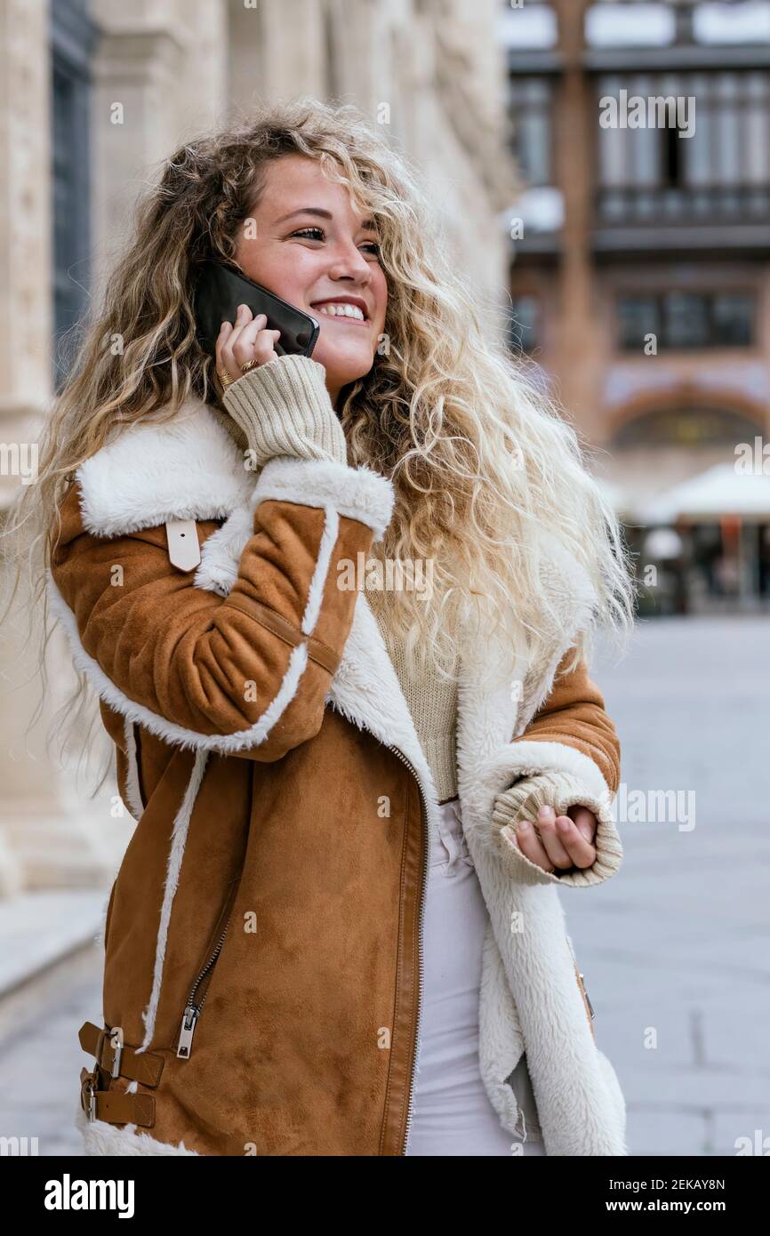 Women talking standing outdoors hi-res stock photography and images - Alamy