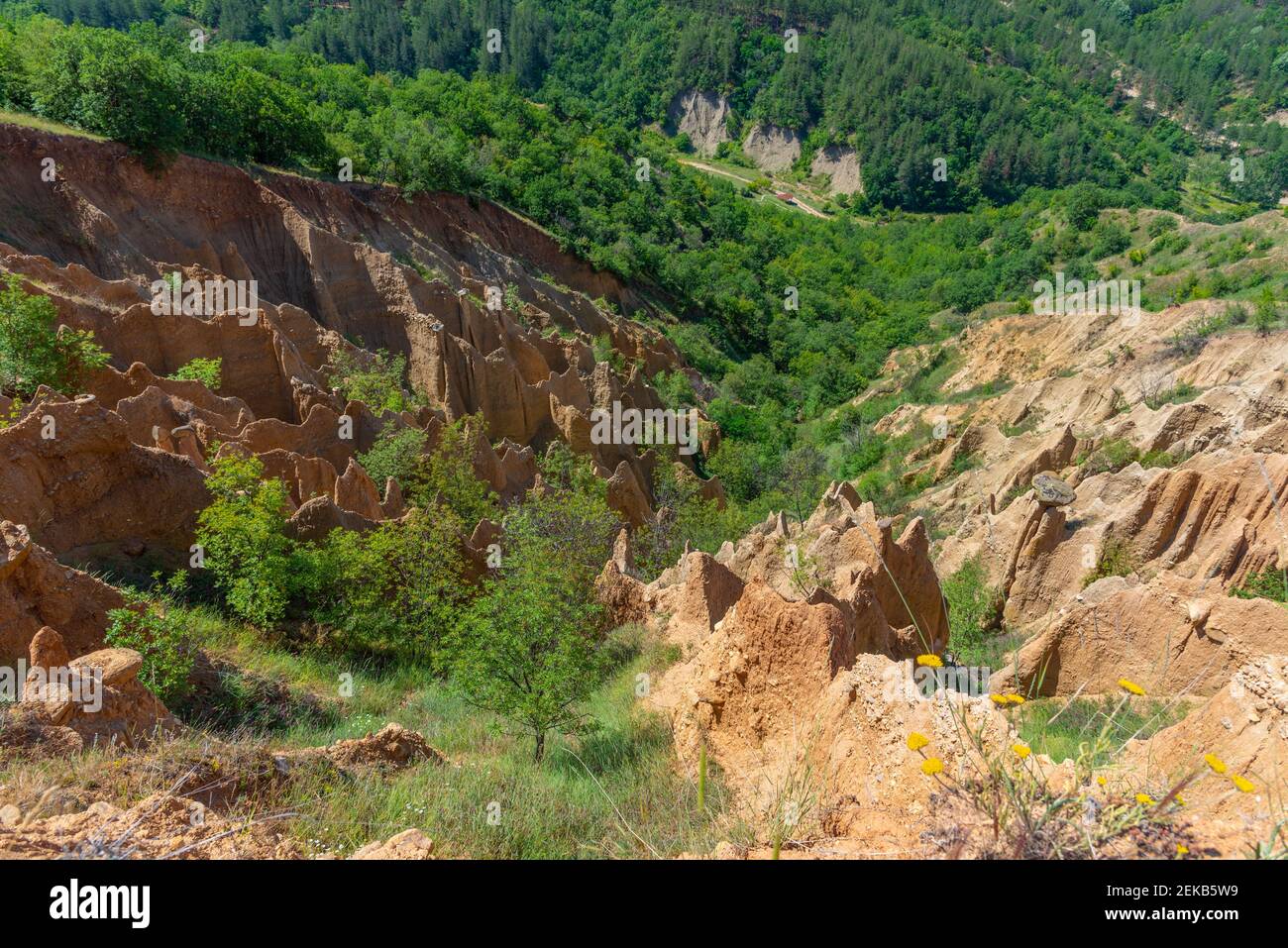 Sand pyramides near Bulgarian town Stob Stock Photo - Alamy
