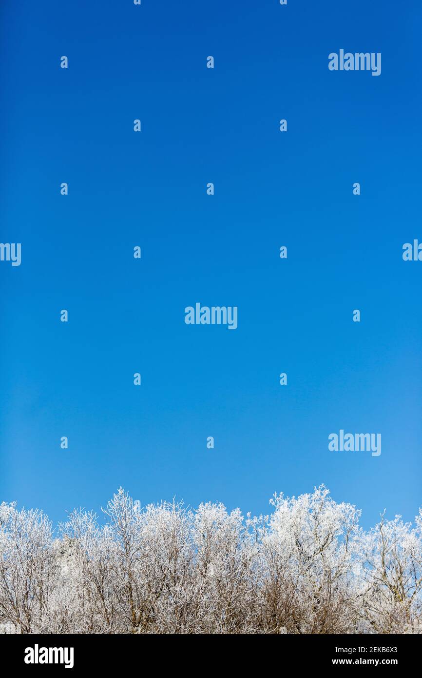 Blue sky with snow hi-res stock photography and images - Alamy