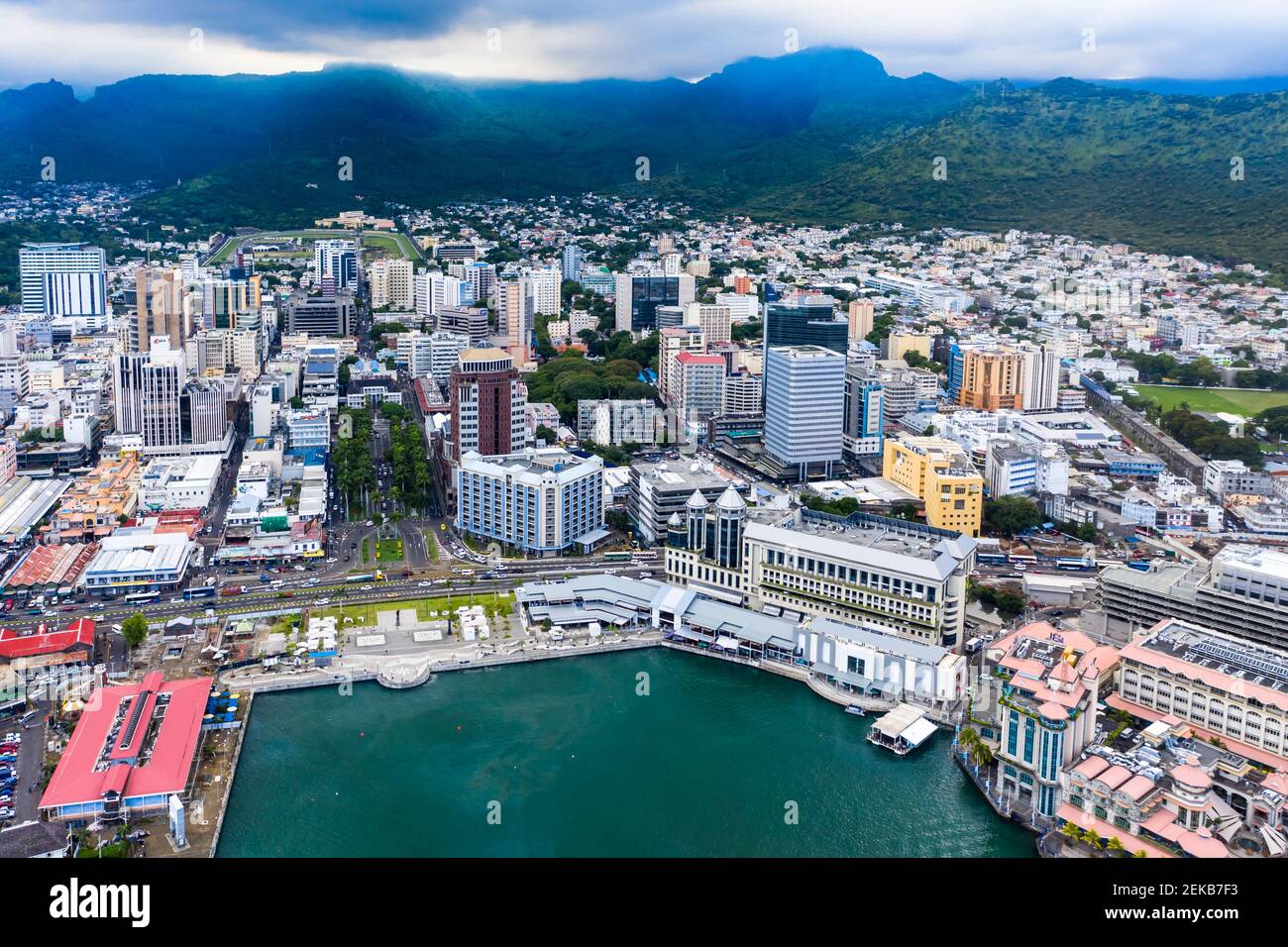 Mauritius port louis financial district hi-res stock photography and ...