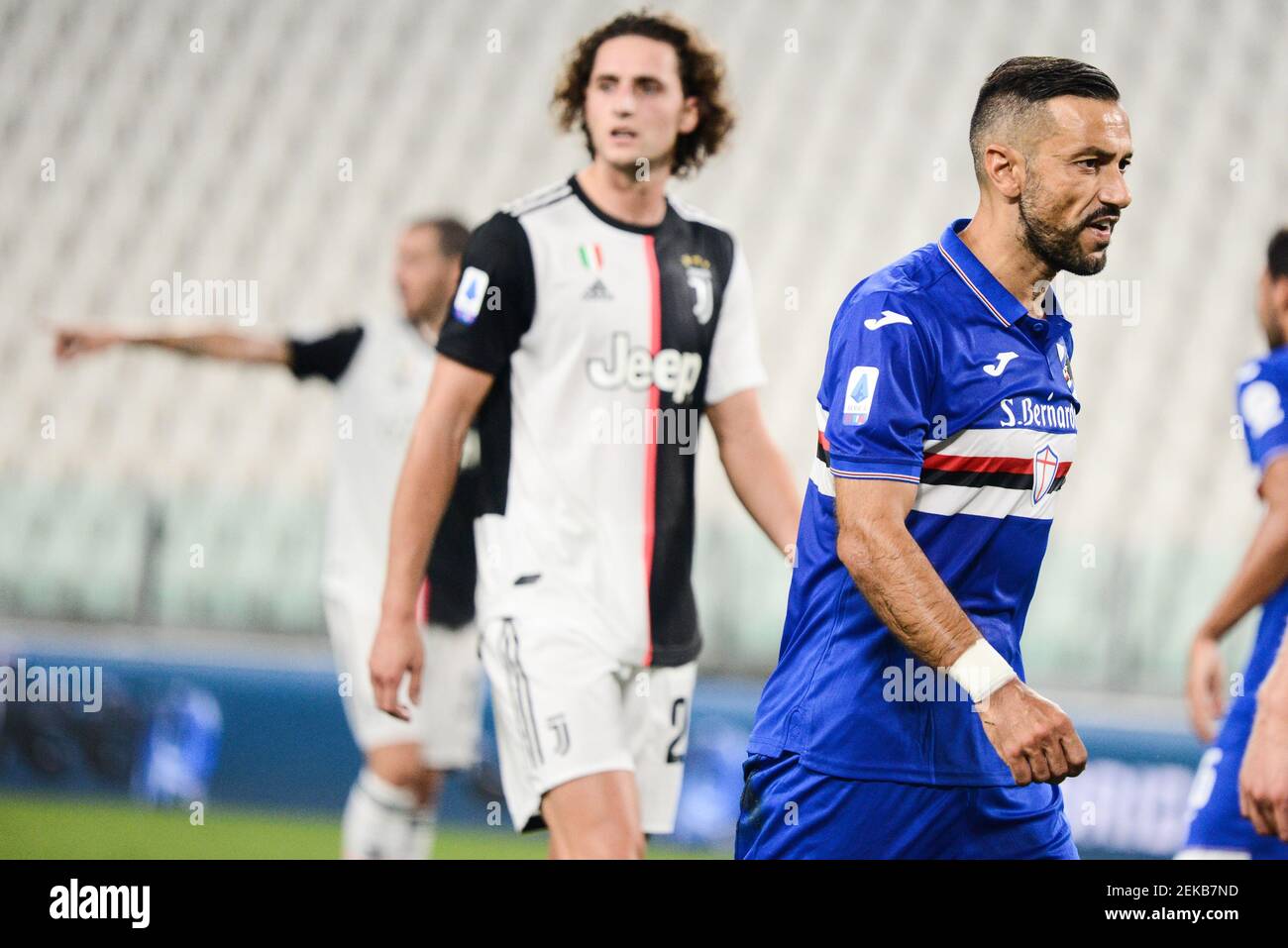 (7/26/2020) Fabio Quagliarella of Sampdoria in action during The Serie ...