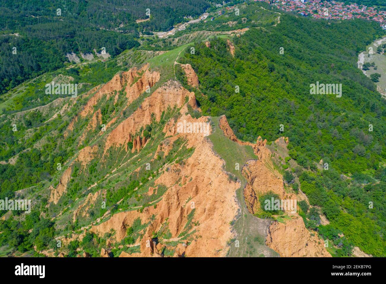 Sand pyramides near Bulgarian town Stob Stock Photo - Alamy