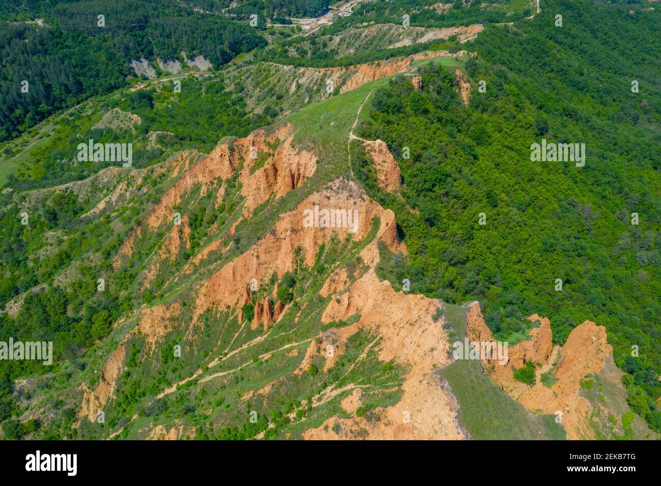 Sand pyramides near Bulgarian town Stob Stock Photo - Alamy