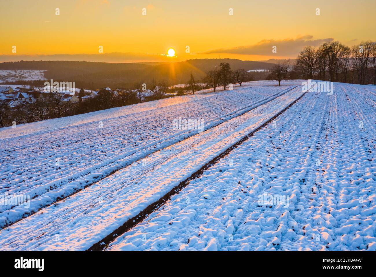 Drone snow field hi-res stock photography and images - Alamy