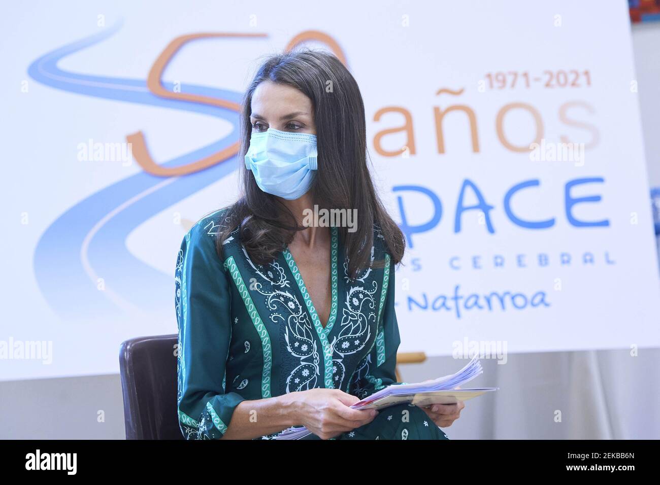 27-07-2020 Spain Queen Letizia and King Felipe visit the Ramon y Cajal ...