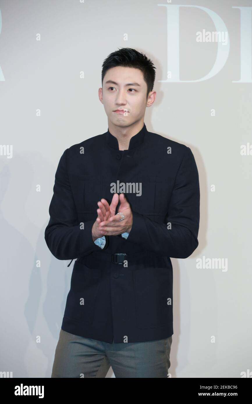 Chinese actor and model Huang Jingyu also known as Johnny Huang, attends "Christian Dior ...