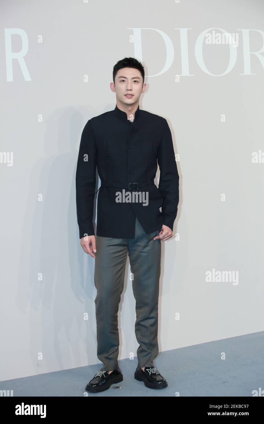 Chinese actor and model Huang Jingyu also known as Johnny Huang, attends "Christian Dior ...