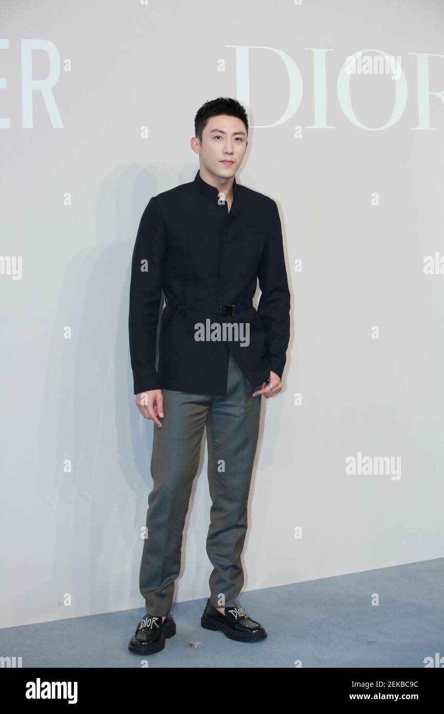Chinese actor and model Huang Jingyu also known as Johnny Huang, attends "Christian Dior ...