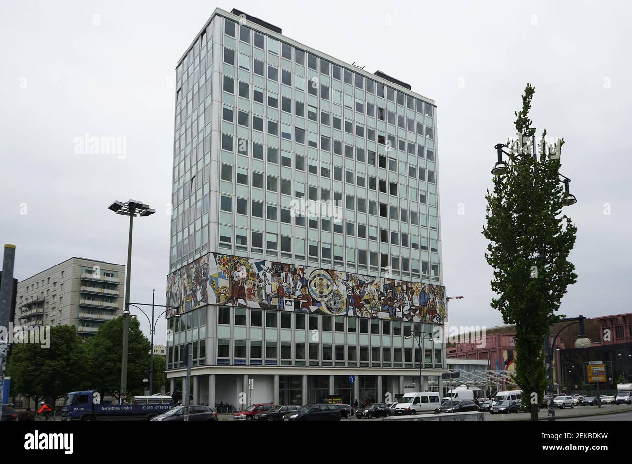 Teachers house in Berlin (Haus des Lehrers Stock Photo - Alamy