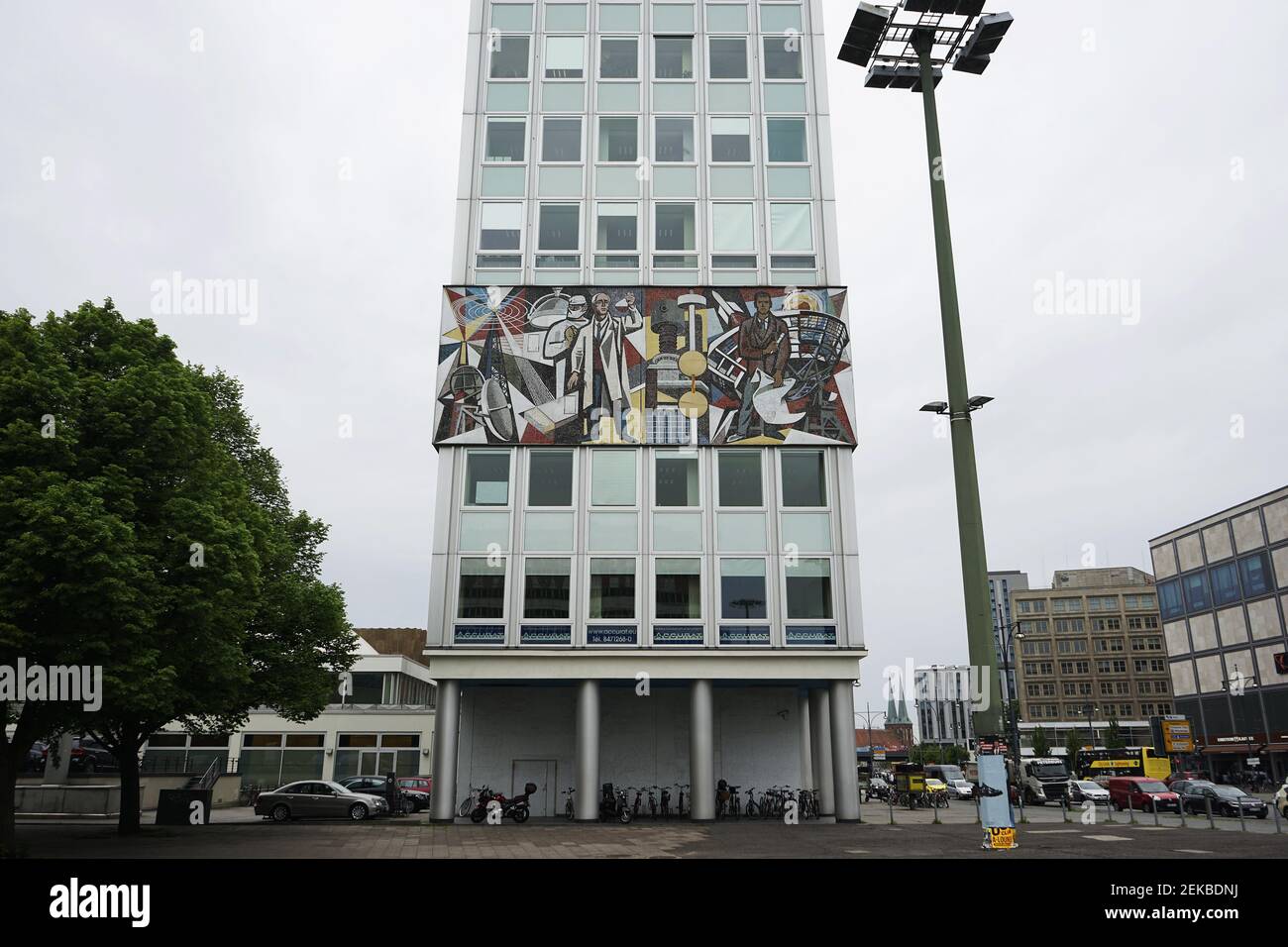 Teachers house in Berlin (Haus des Lehrers Stock Photo - Alamy