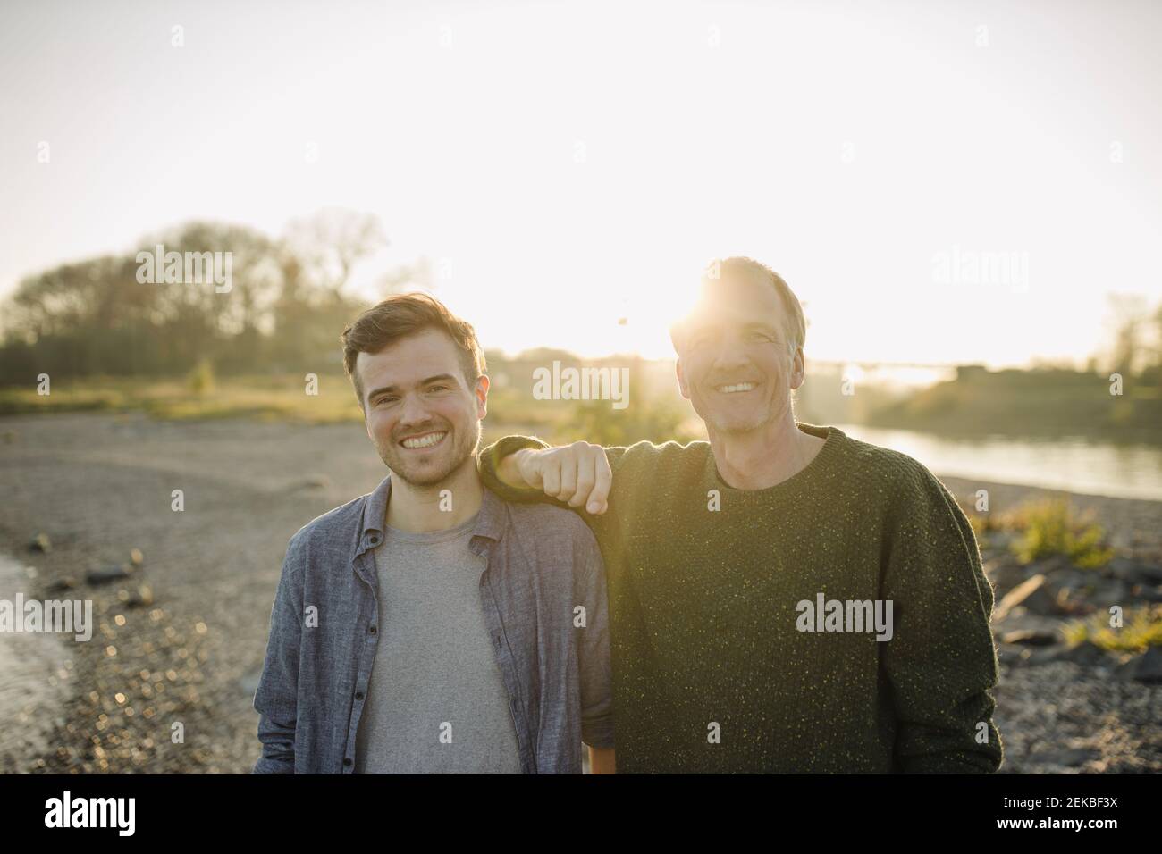 Portrait happy senior father hi-res stock photography and images - Alamy