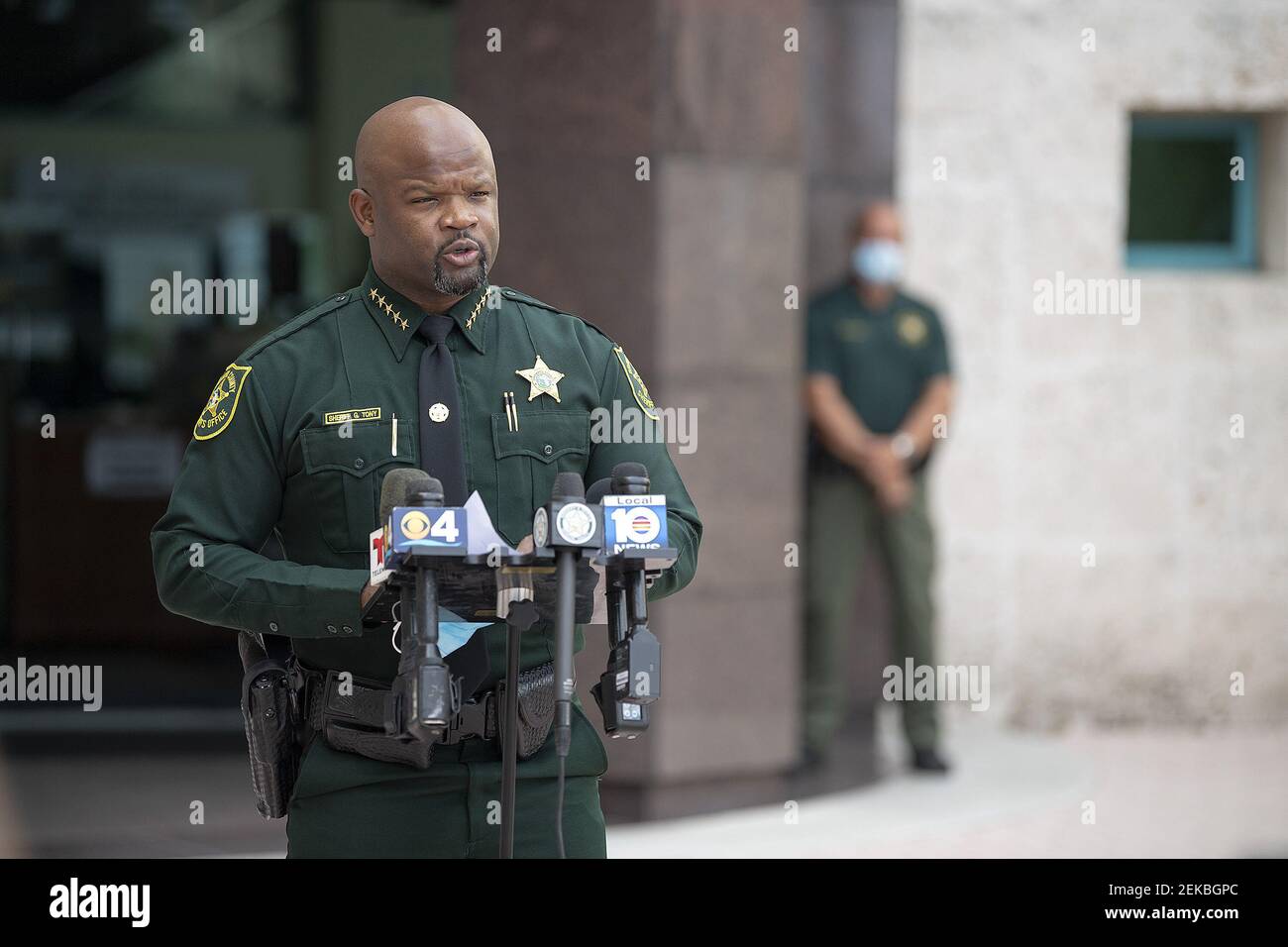 Broward County Sheriff Gregory Tony. (Photo by Michael Laughlin/South ...