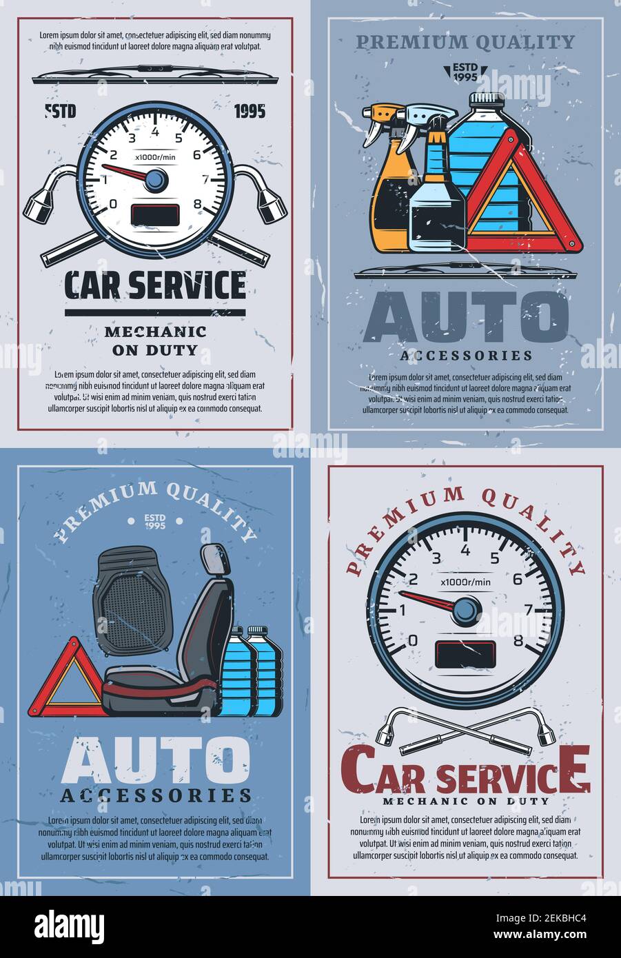 Car service center, mechanic diagnostic and repair garage station ...