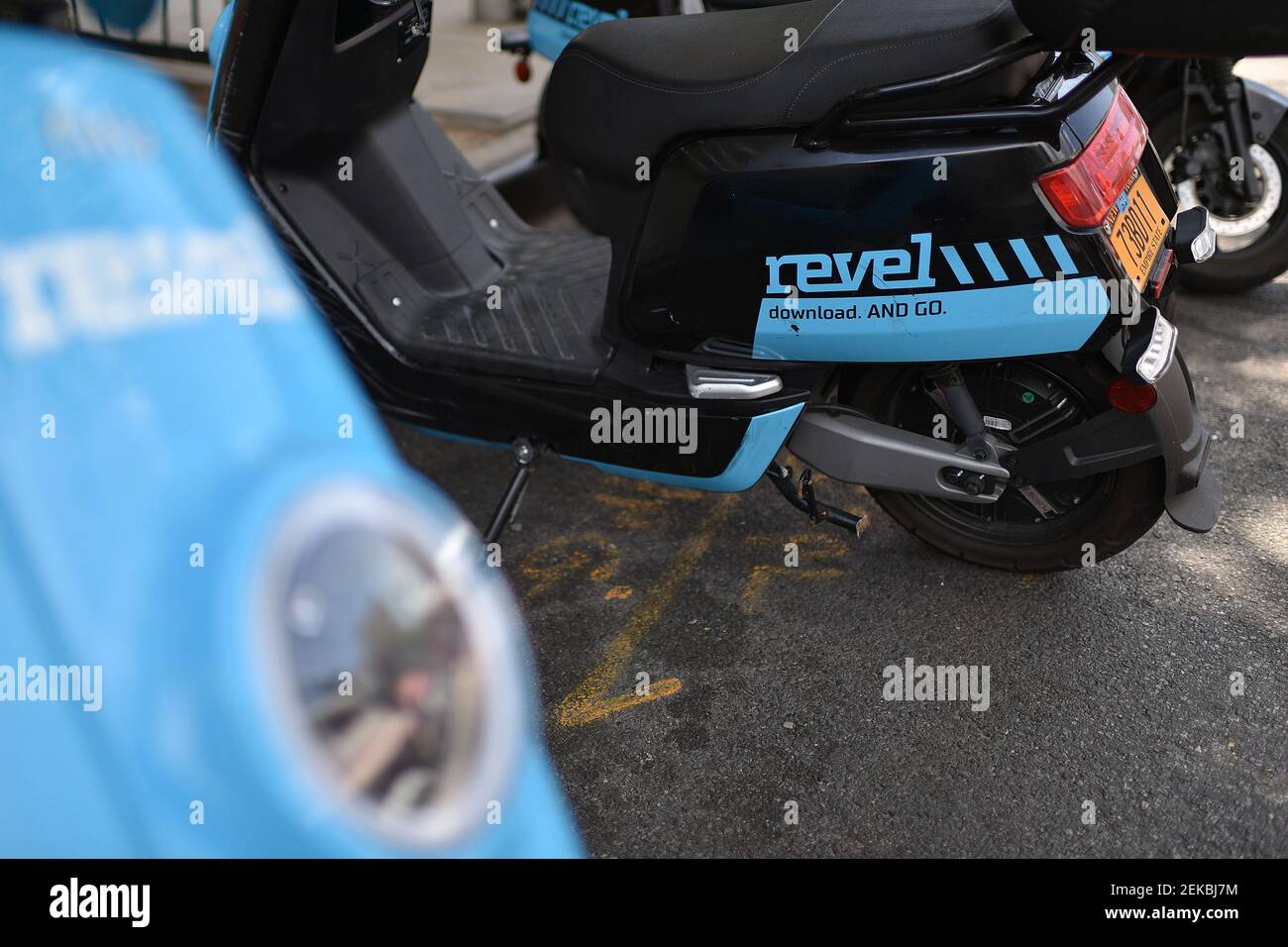 Revel electric mopeds, rentable through an app for $0.35 a minute, are ...