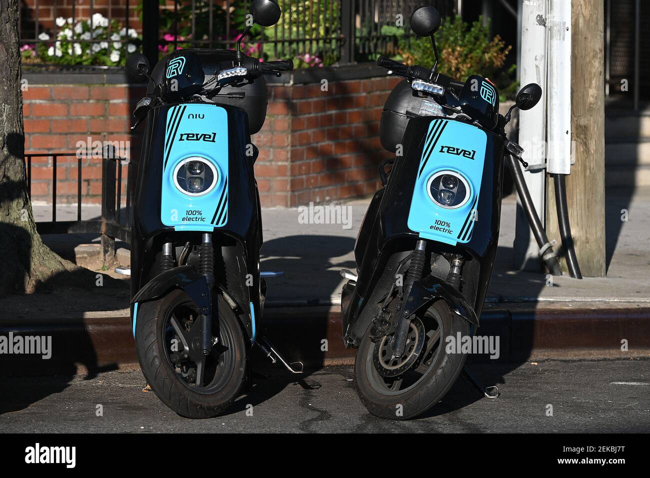 Revel electric mopeds, rentable through an app for $0.35 a minute, are ...
