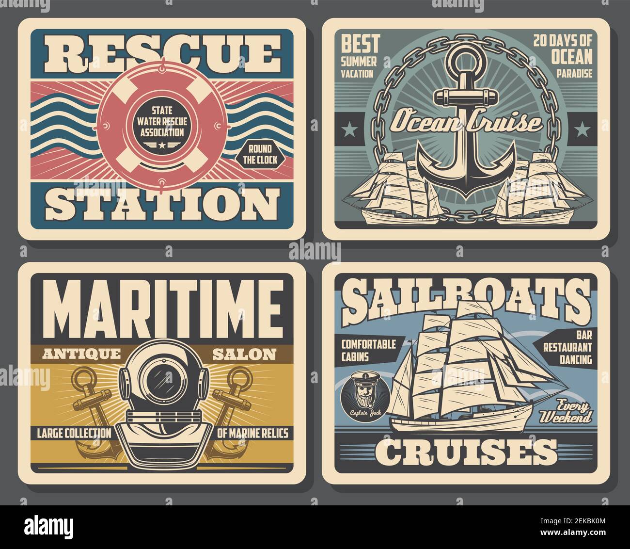 Vintage Nautical Posters