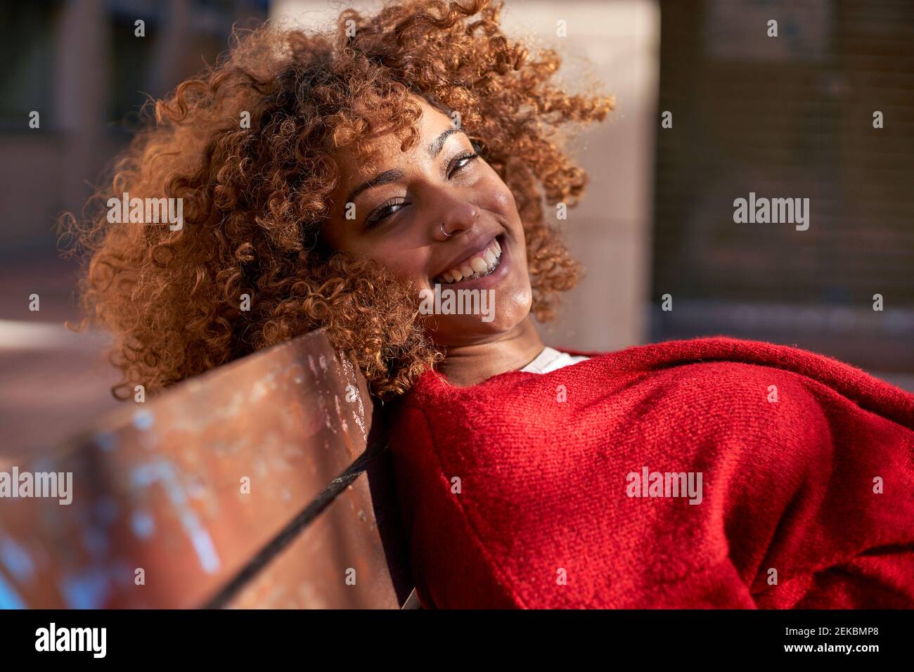 Leaning bench hi-res stock photography and images - Alamy