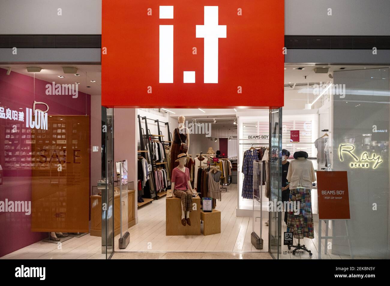 Fashion brand, I.T store seen in Hong Kong. (Photo by Miguel Candela ...