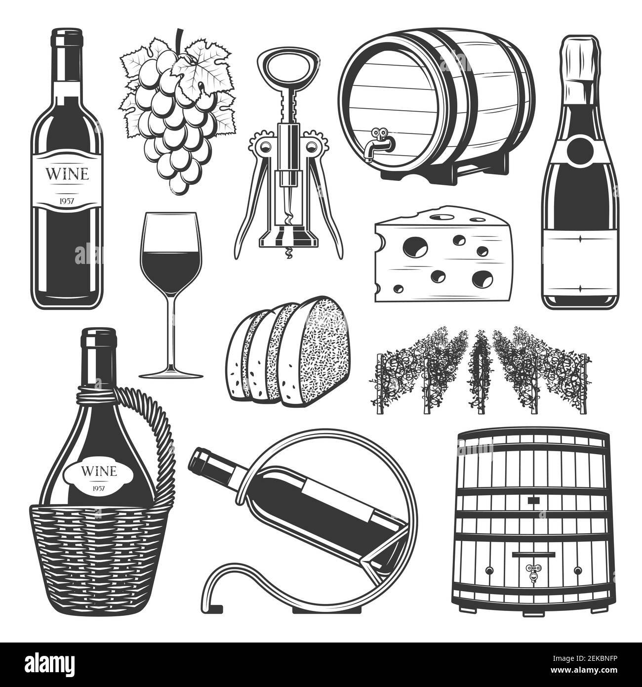 Portuguese wine making Stock Vector Images - Alamy