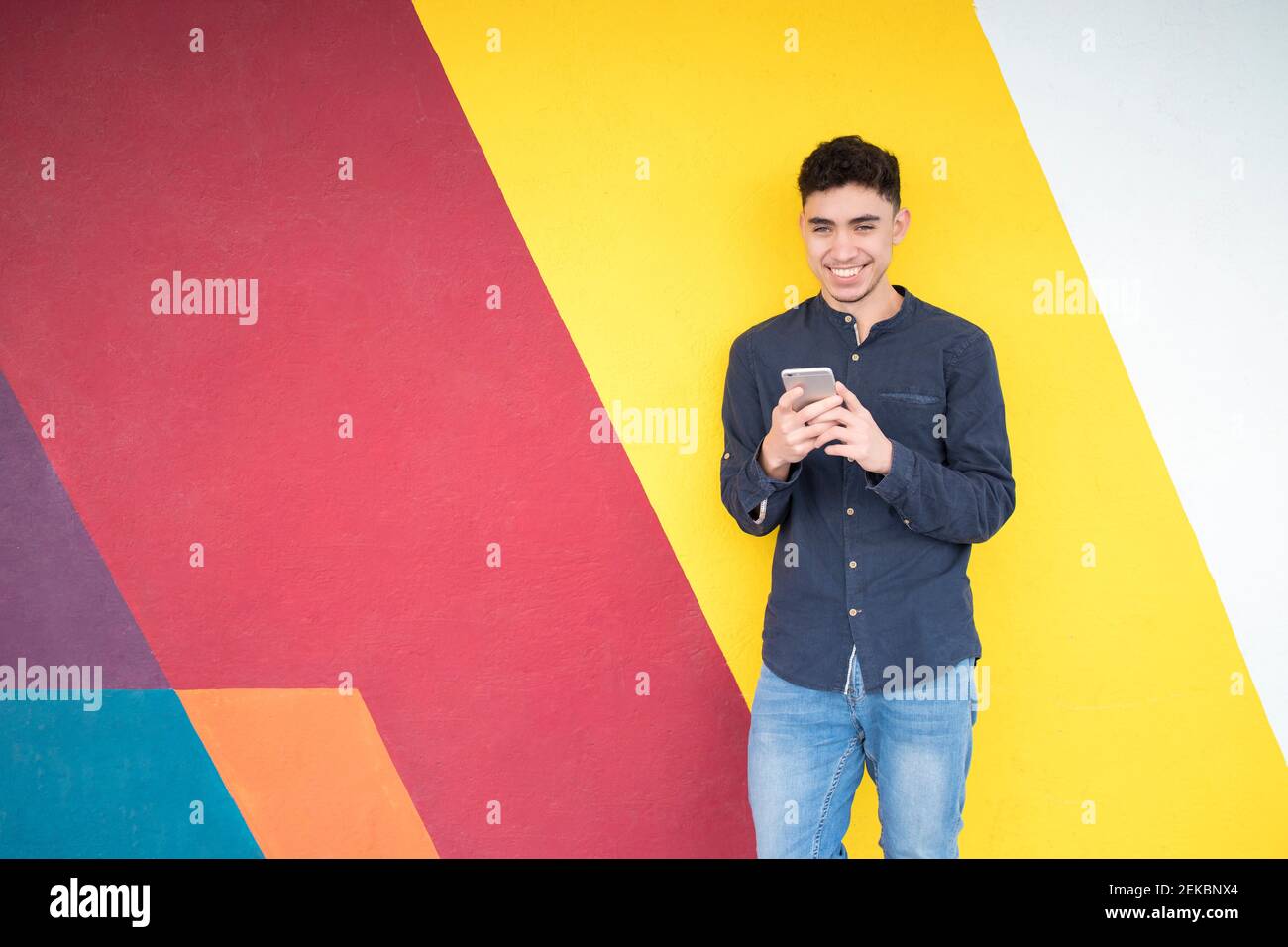 Colored young man hi-res stock photography and images - Alamy