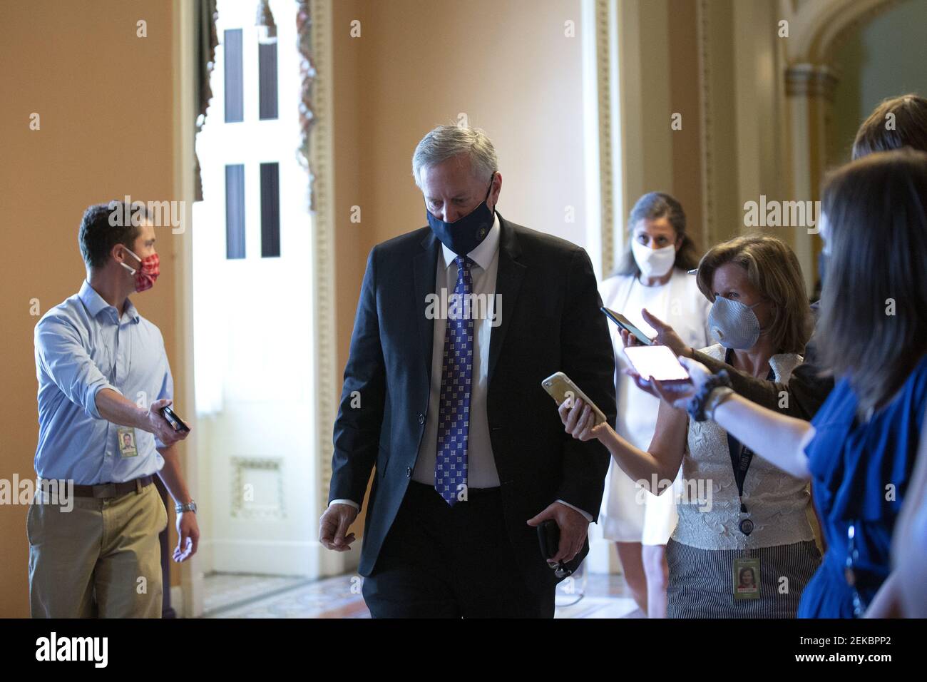 Mark Meadows, Assistant to the President and Chief of Staff speaks to ...