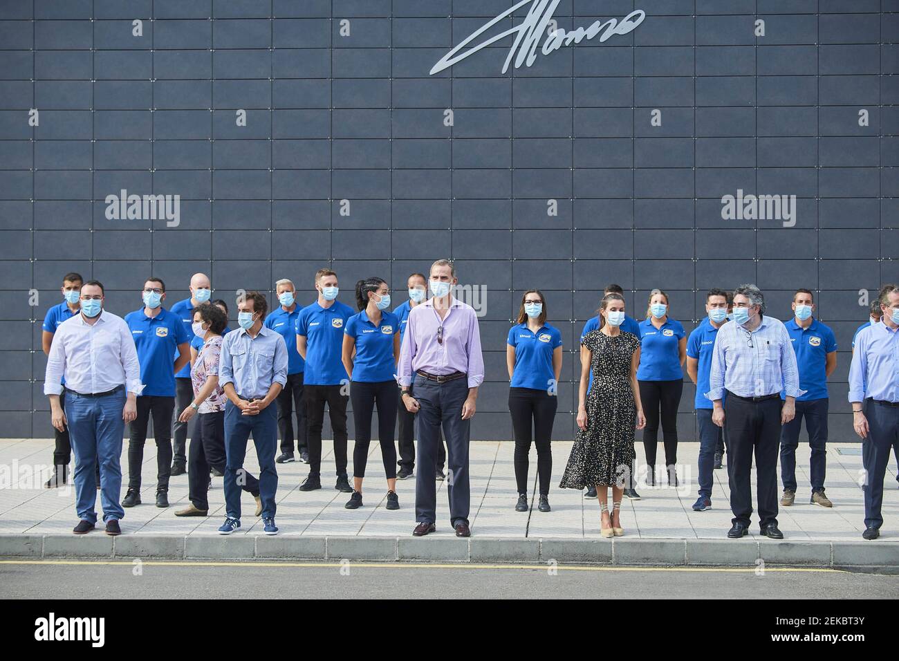 Queen Letizia and King Felipe visited the Fernando Alonso museum and ...