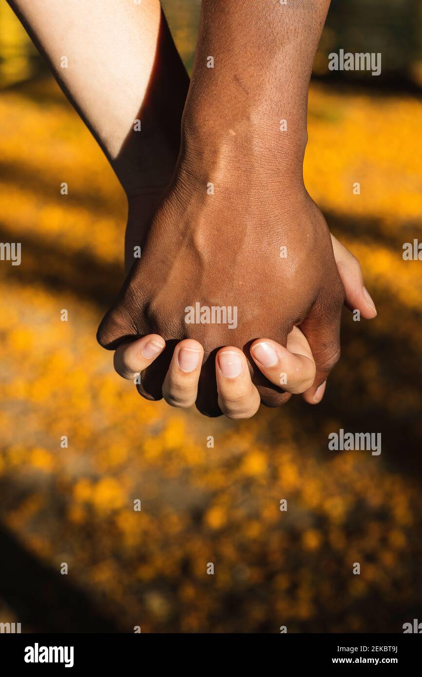 Two intertwined hands hi-res stock photography and images - Alamy