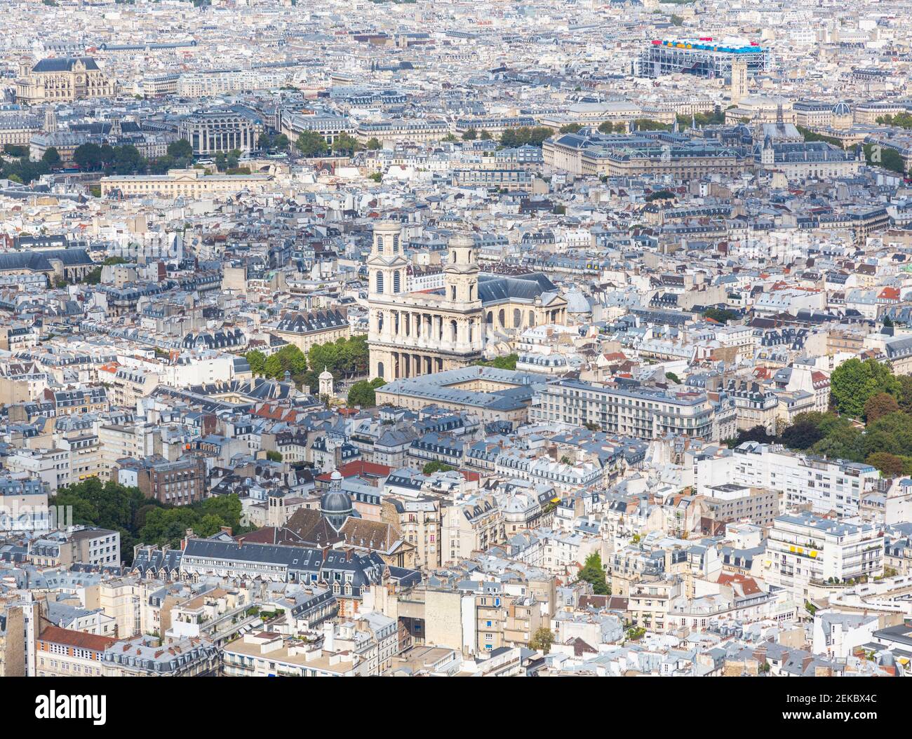 Paris aerial view hi-res stock photography and images - Alamy
