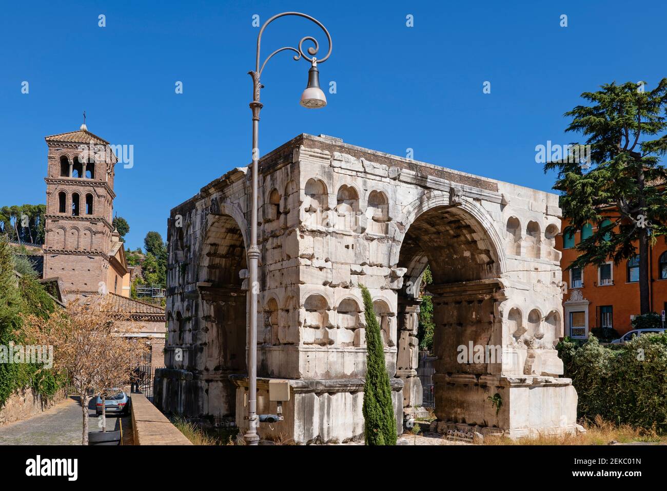 Italy, Rome, Arch of Janus, ancient arch Stock Photo - Alamy