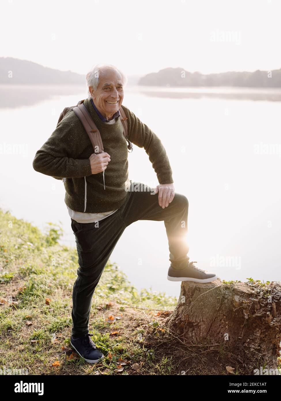 Man carrying a backpack hi-res stock photography and images - Alamy
