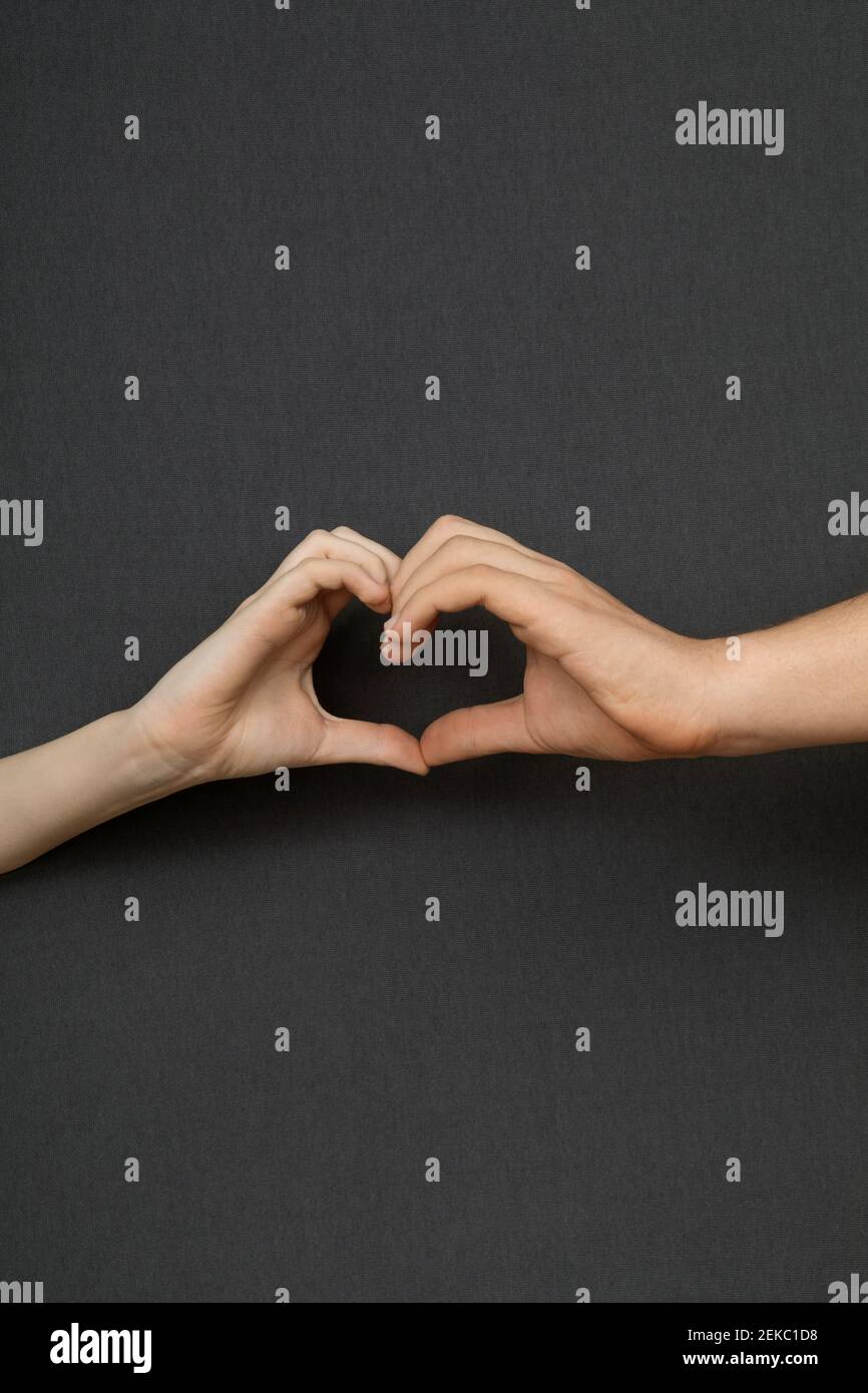 Hand making heart shape hi-res stock photography and images - Alamy
