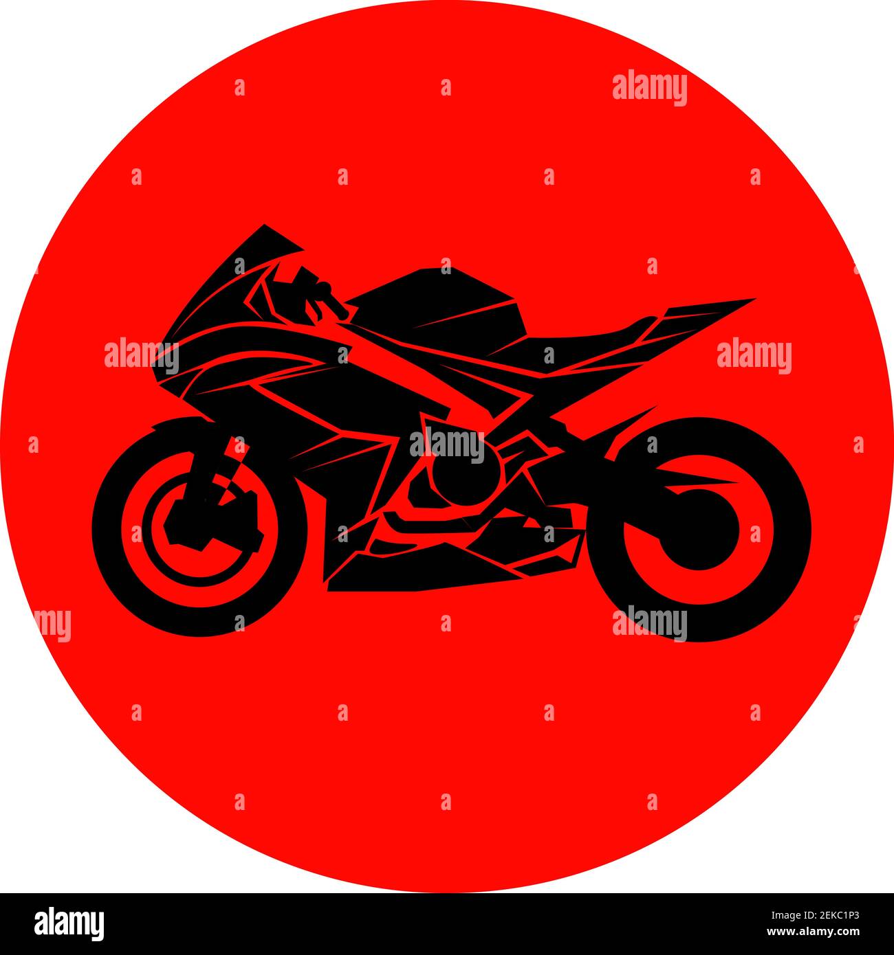 fast extreme sport bike vector eps10 illustration icon Stock Vector ...